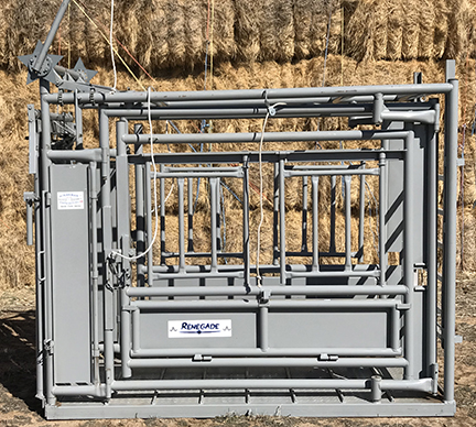 Renegade Manual Cattle Chutes Single Side Exit, Parallel Squeeze Chute ...